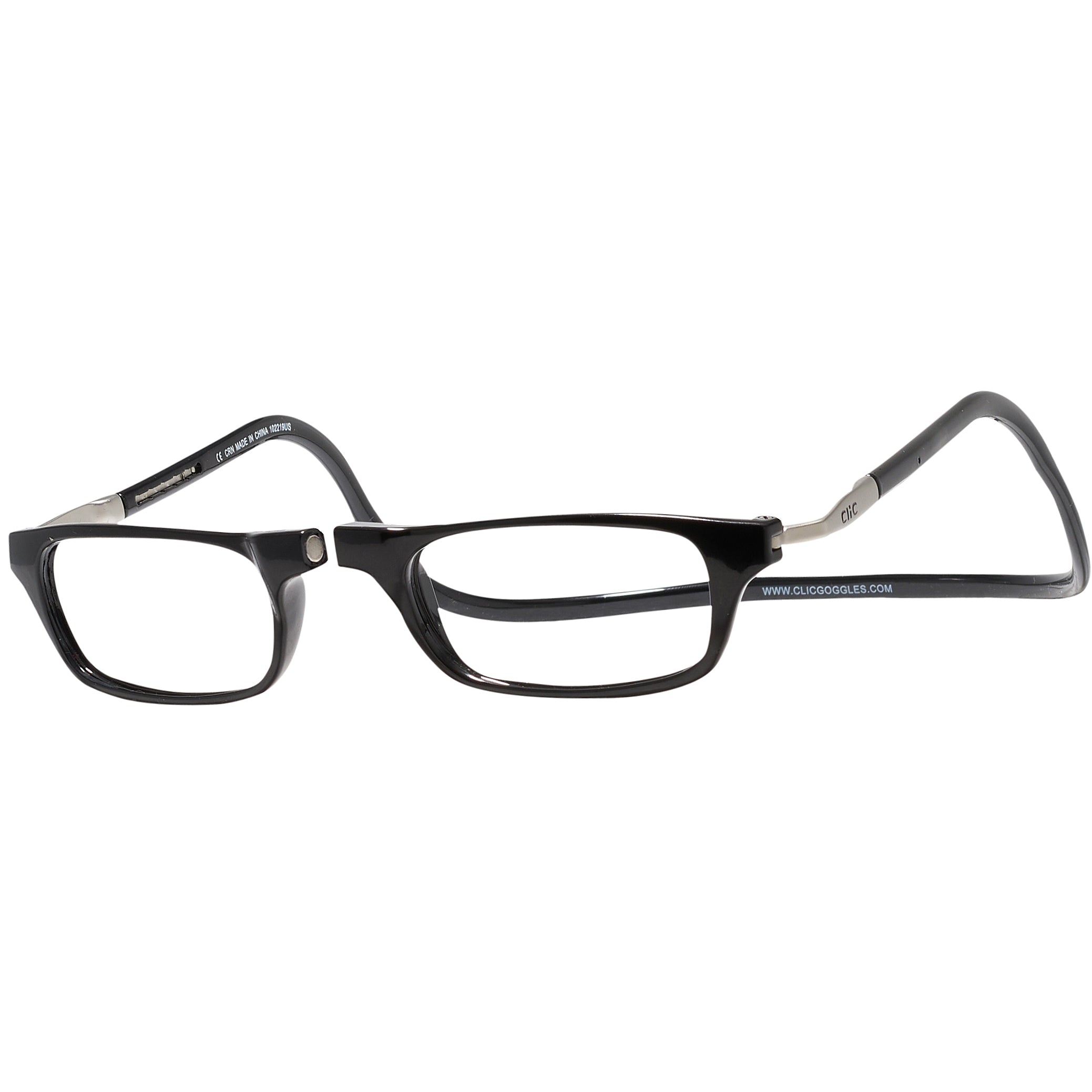 CliC Magnetic Reading Glasses – Single Vision Half Frame ...