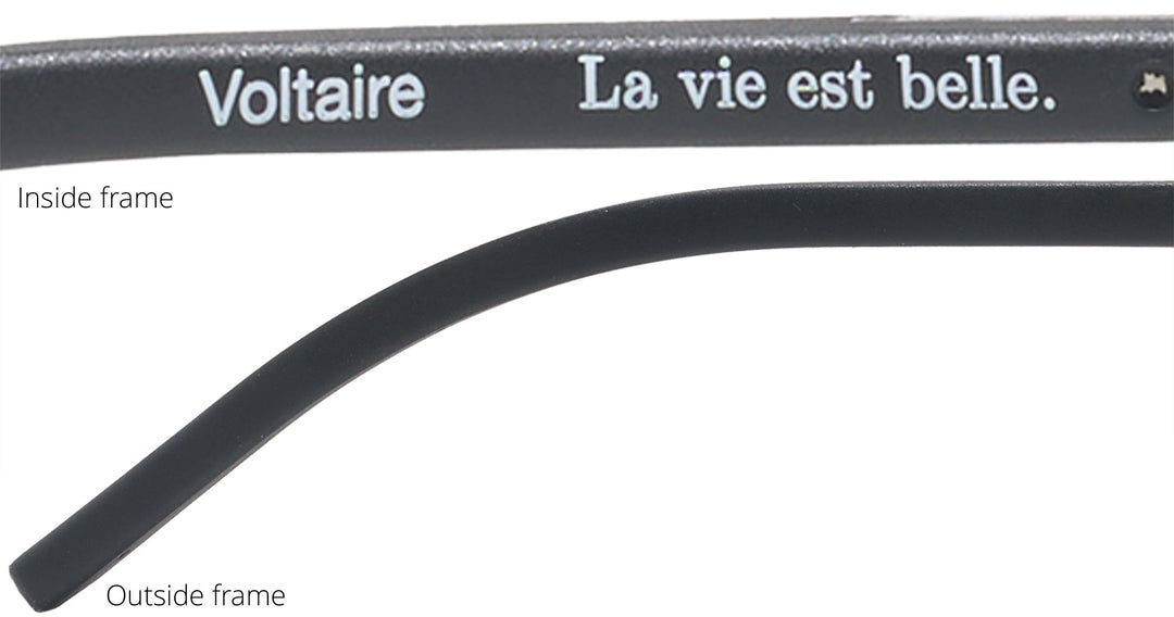 Mensa Voltaire Single Vision Half Reader – ReadingGlasses.com
