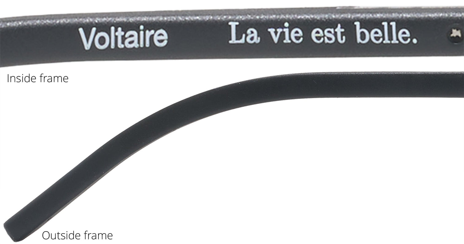 Mensa Voltaire Single Vision Half Reader – ReadingGlasses.com