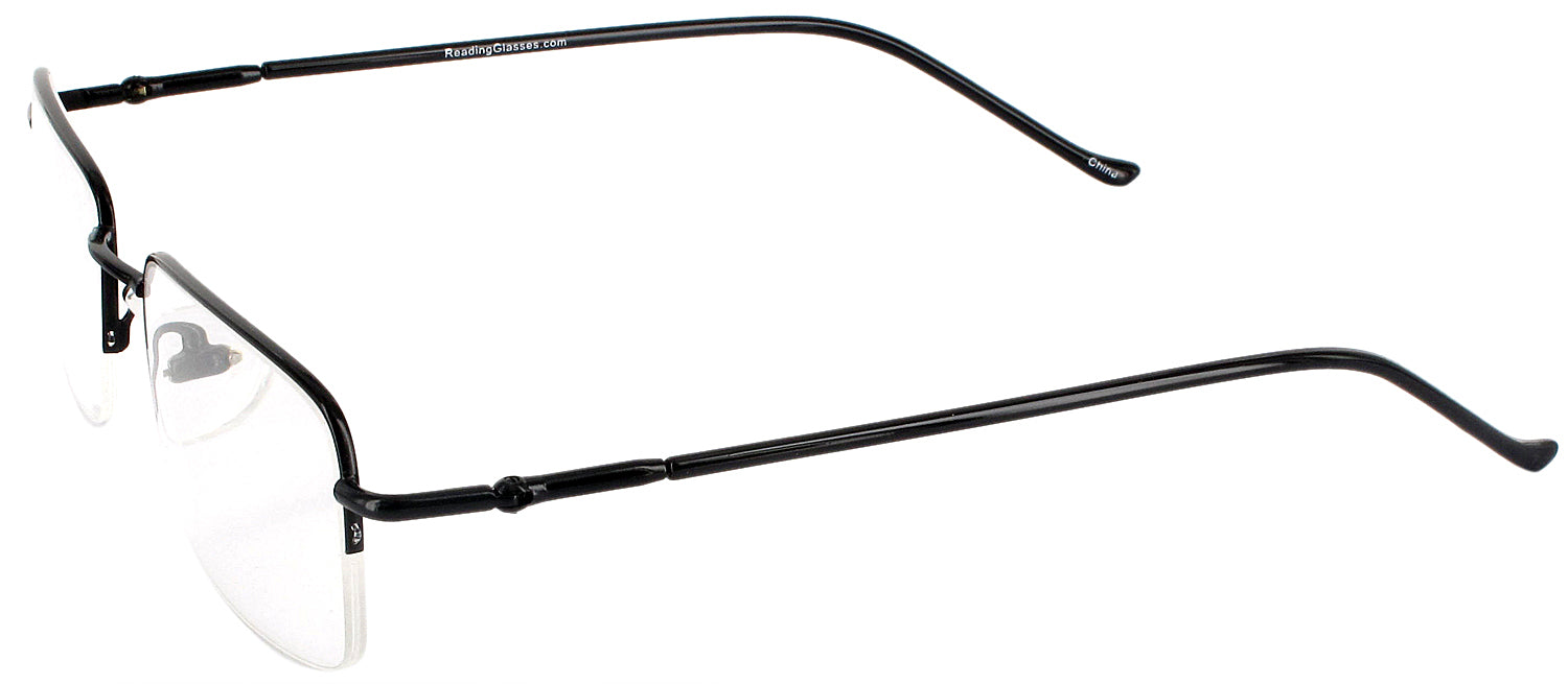Men's Semi-Rimless Wide Frames – ReadingGlasses.com